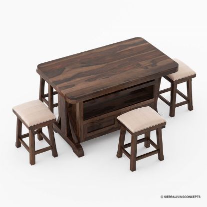 Solid Wood Bar Height Tables | Pub Tables